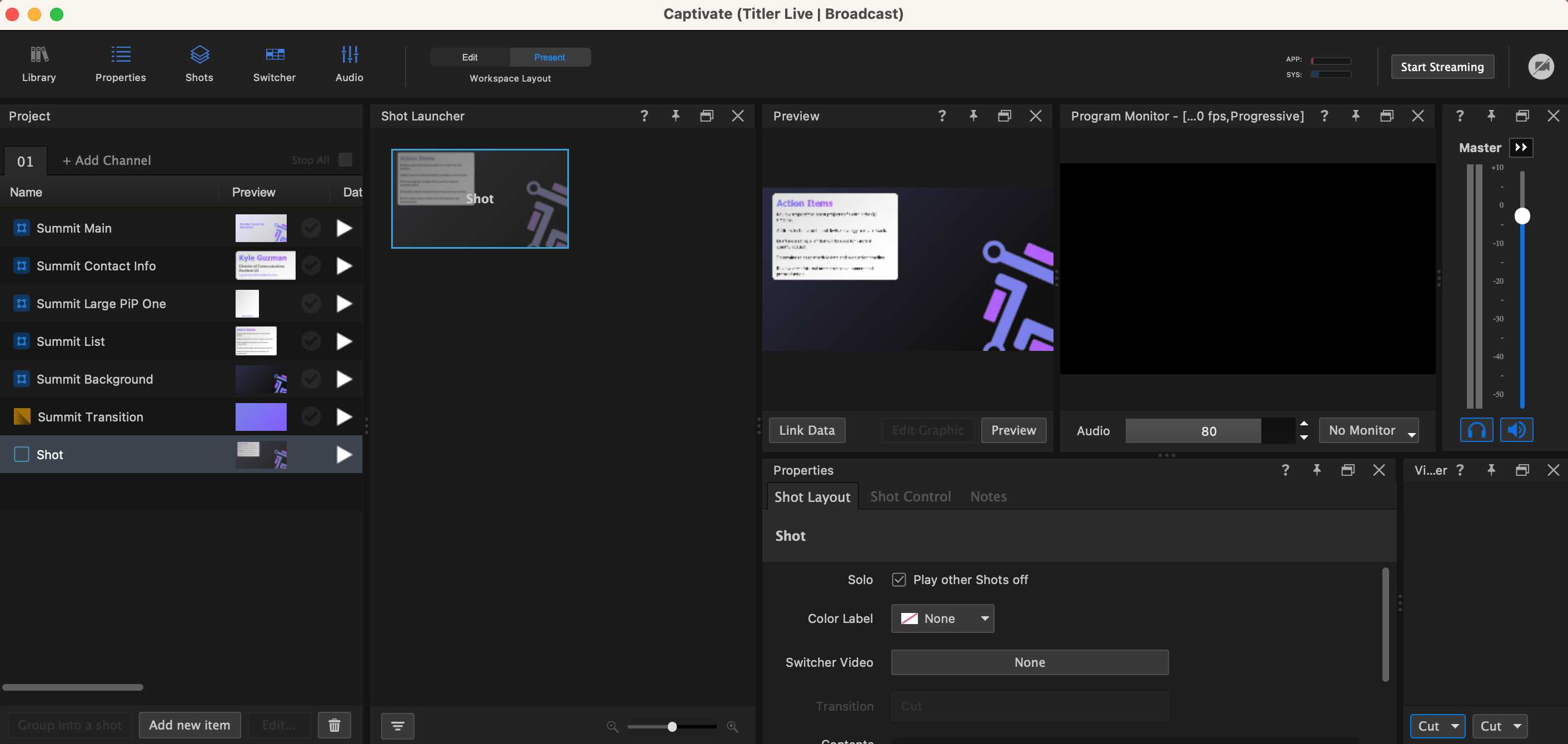Creating Shot Layouts – Help Center