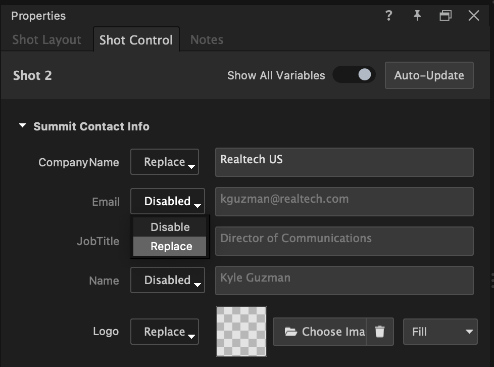 Creating Shot Layouts – Help Center