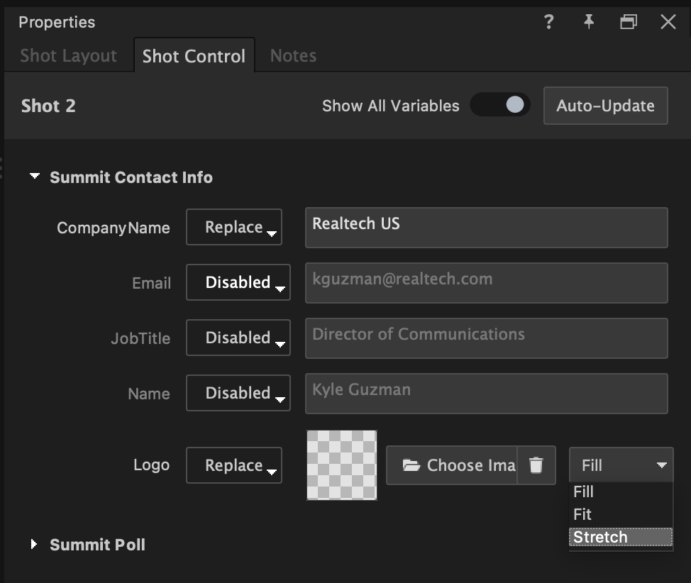 Creating Shot Layouts – Help Center