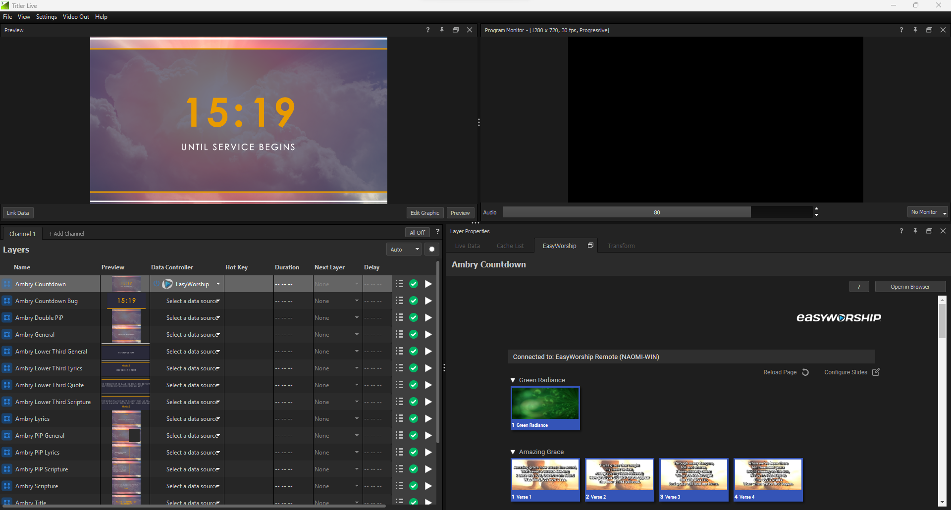 Connect EasyWorship to Captivate – Help Center