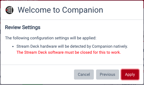 Operating Bitfocus Companion via StreamDeck – Help Center