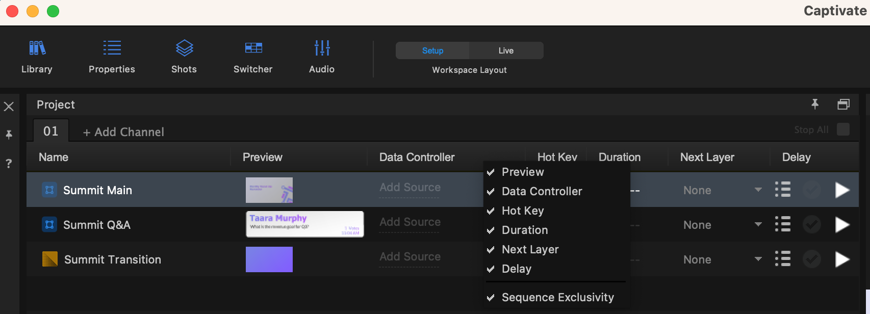 Play graphic layers in a specific sequence – Help Center