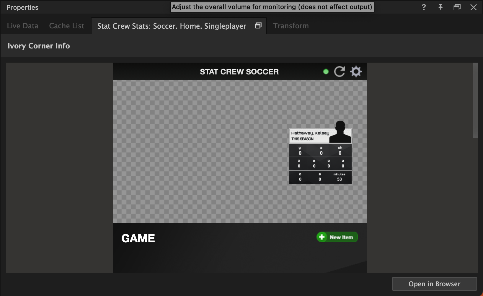 Connect Stat Crew statistical data to a graphic layer – Help Center