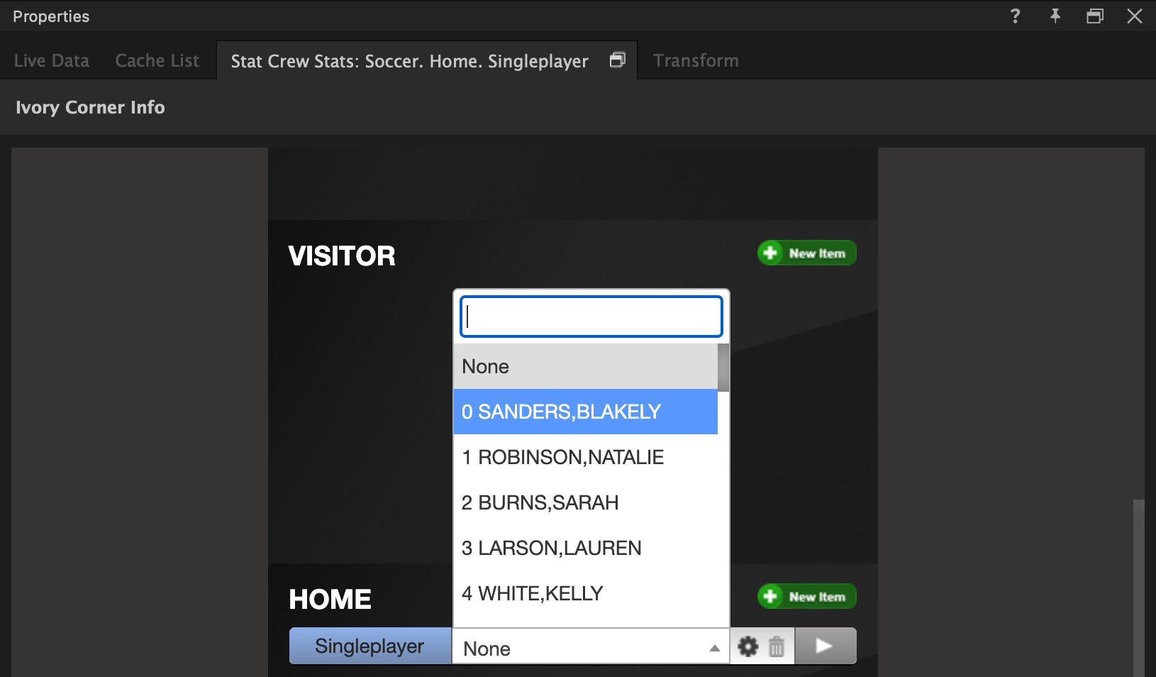 Connect Stat Crew statistical data to a graphic layer – Help Center