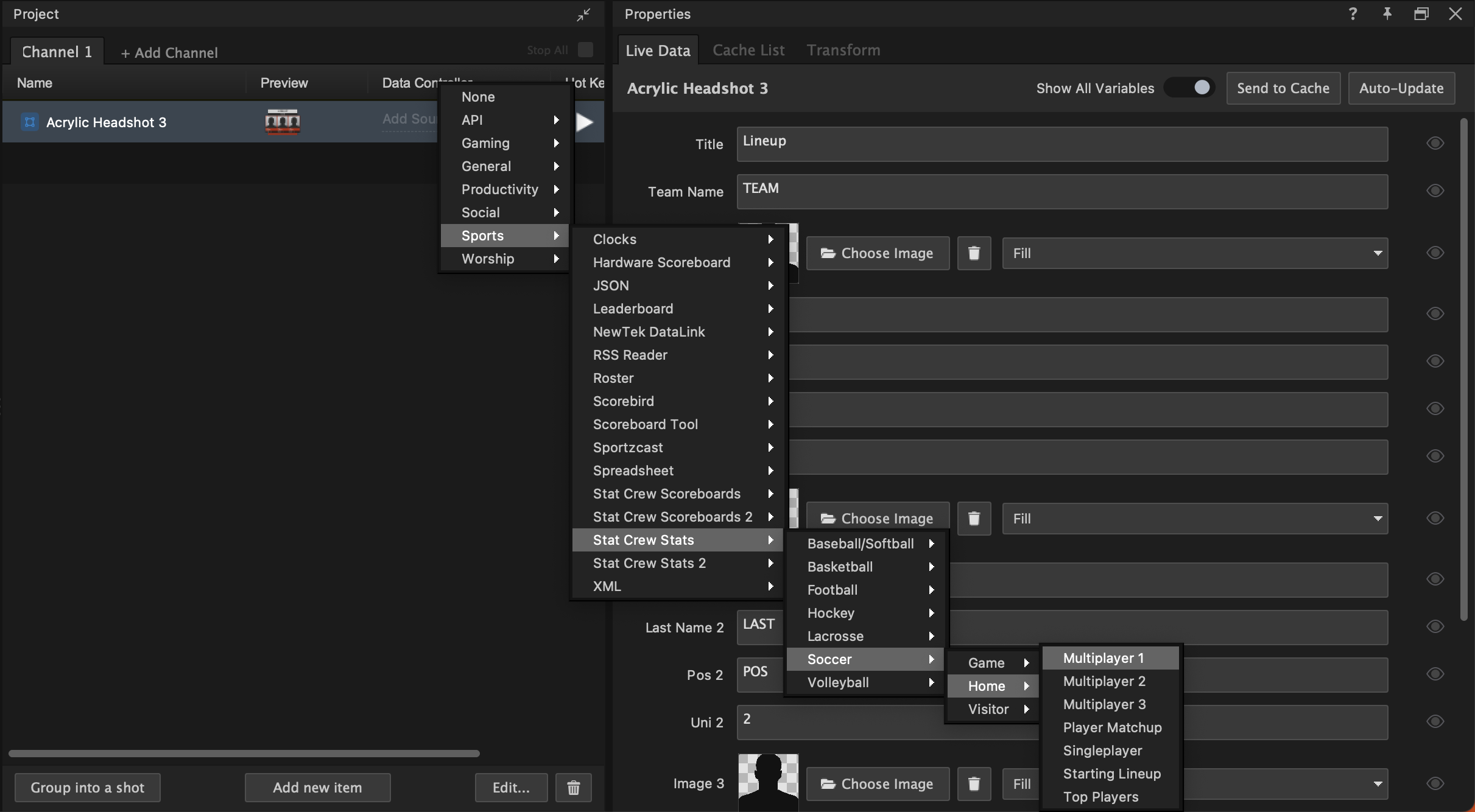 Connect Stat Crew statistical data to a graphic layer – Help Center
