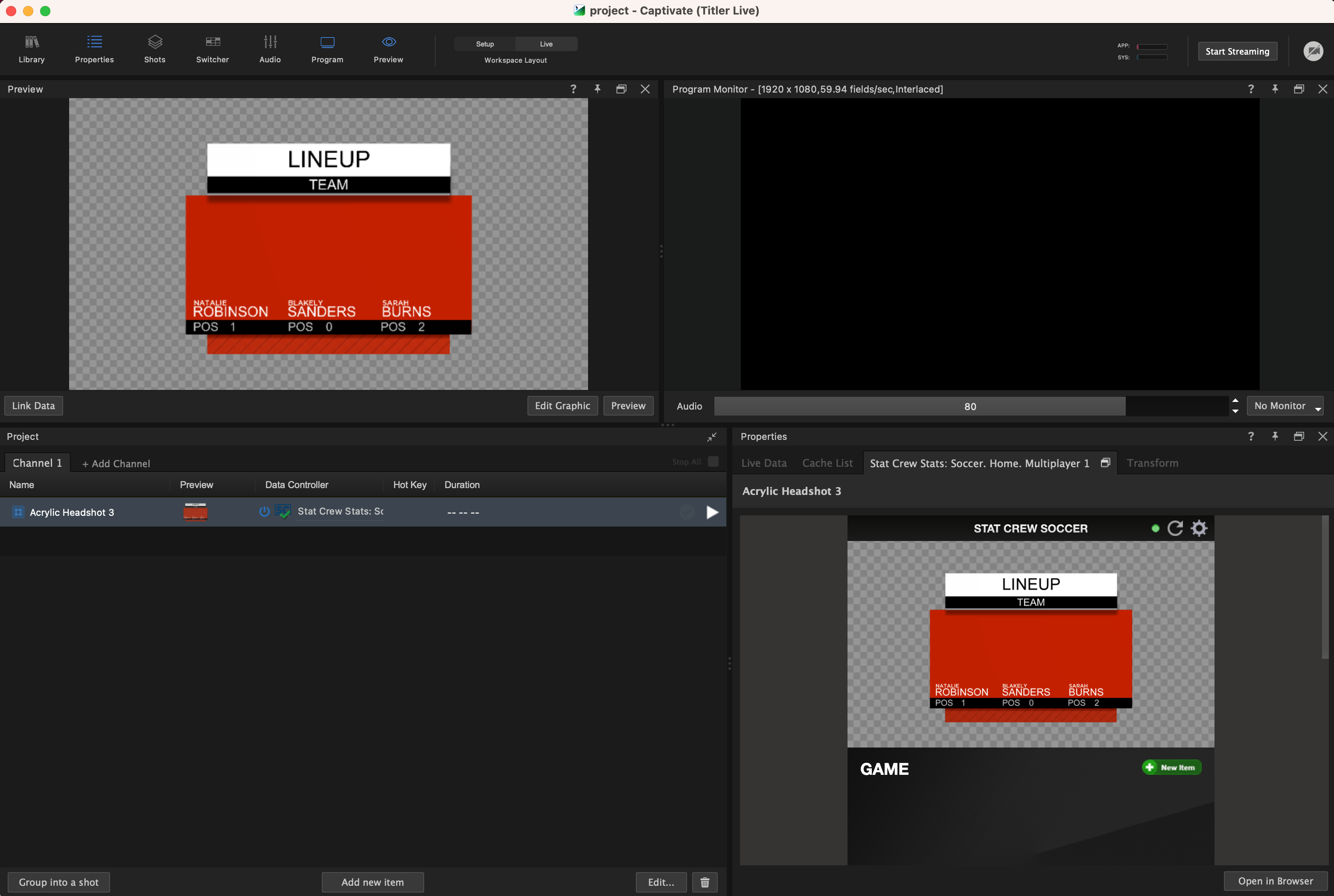 Connect Stat Crew statistical data to a graphic layer – Help Center