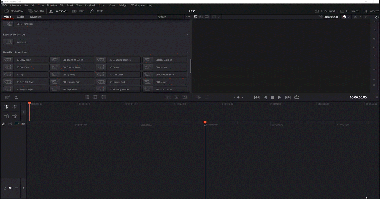 Locate your NewBlueFX within Davinci Resolve – Help Center